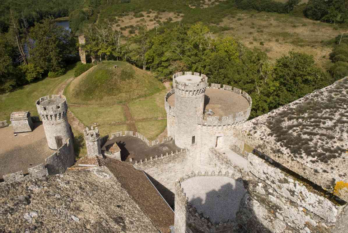 Montbrun Castle - View from the Castle - Medievalists.net