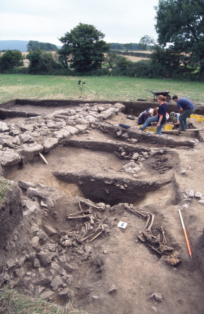 Excavating at Llanbedrgoch for Viking settlement in Wales - photo ...