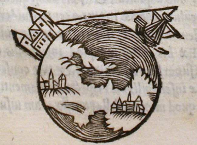 Picture from a 1550 edition of On the Sphere of the World, the most ...