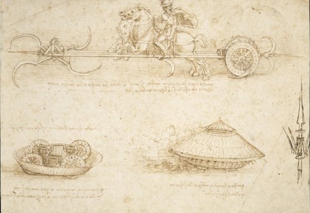 Leonardo da Vinci tank - Medievalists.net