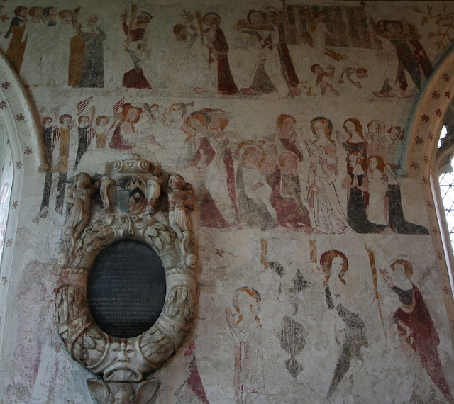 chalgrove wall paintings - Photo by Holly Hayes / Flickr - Medievalists.net