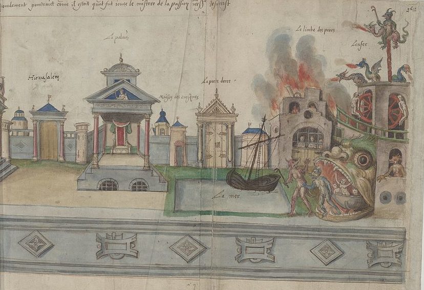 Medieval Theater Stage