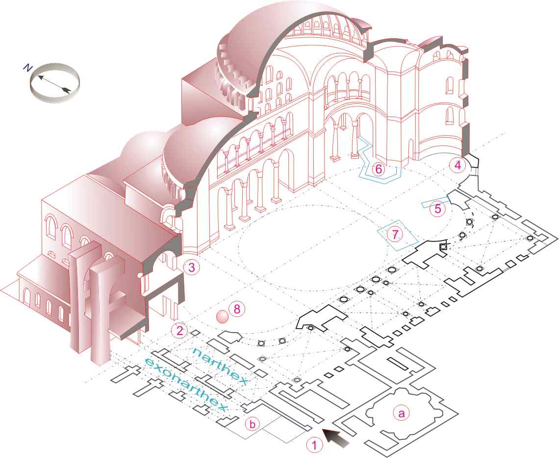 Hagia Sophia Diagram Hagia Sophia Drawing / How To Draw The Hagia