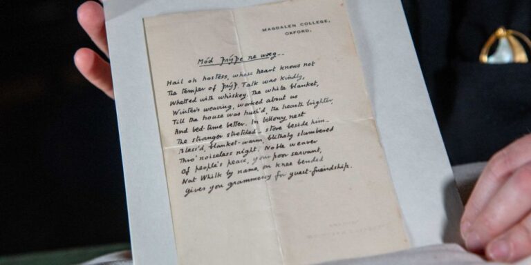 CS Lewis poem with medieval connections discovered in England ...