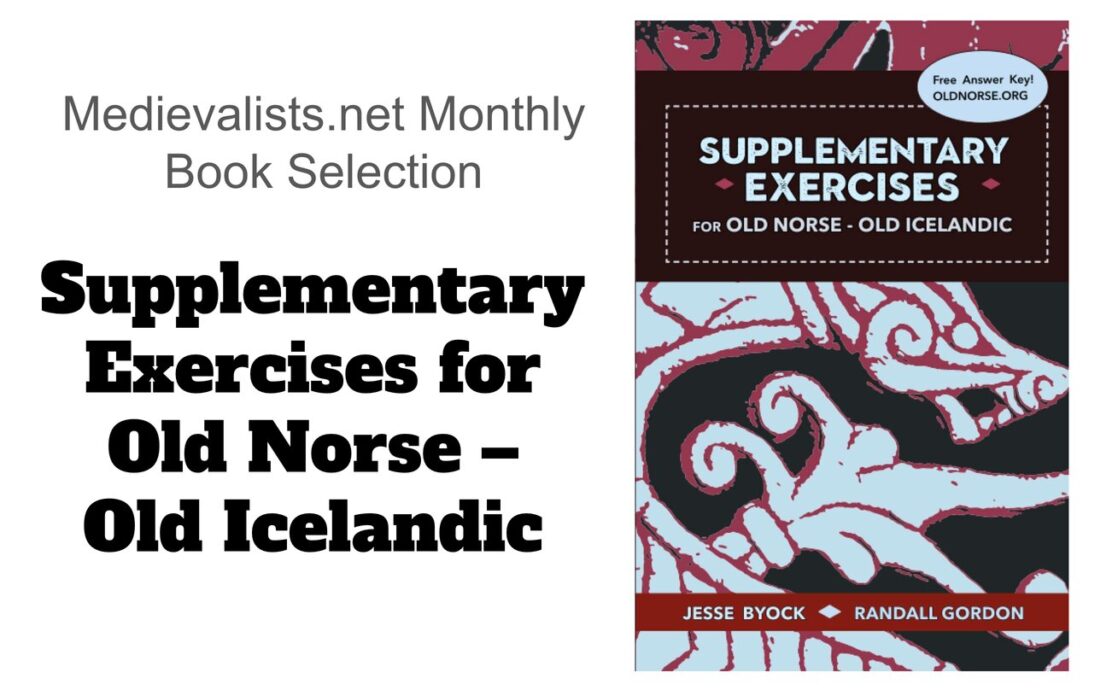 Medievalists.net’s Featured Book: Supplementary Exercises for Old Norse ...
