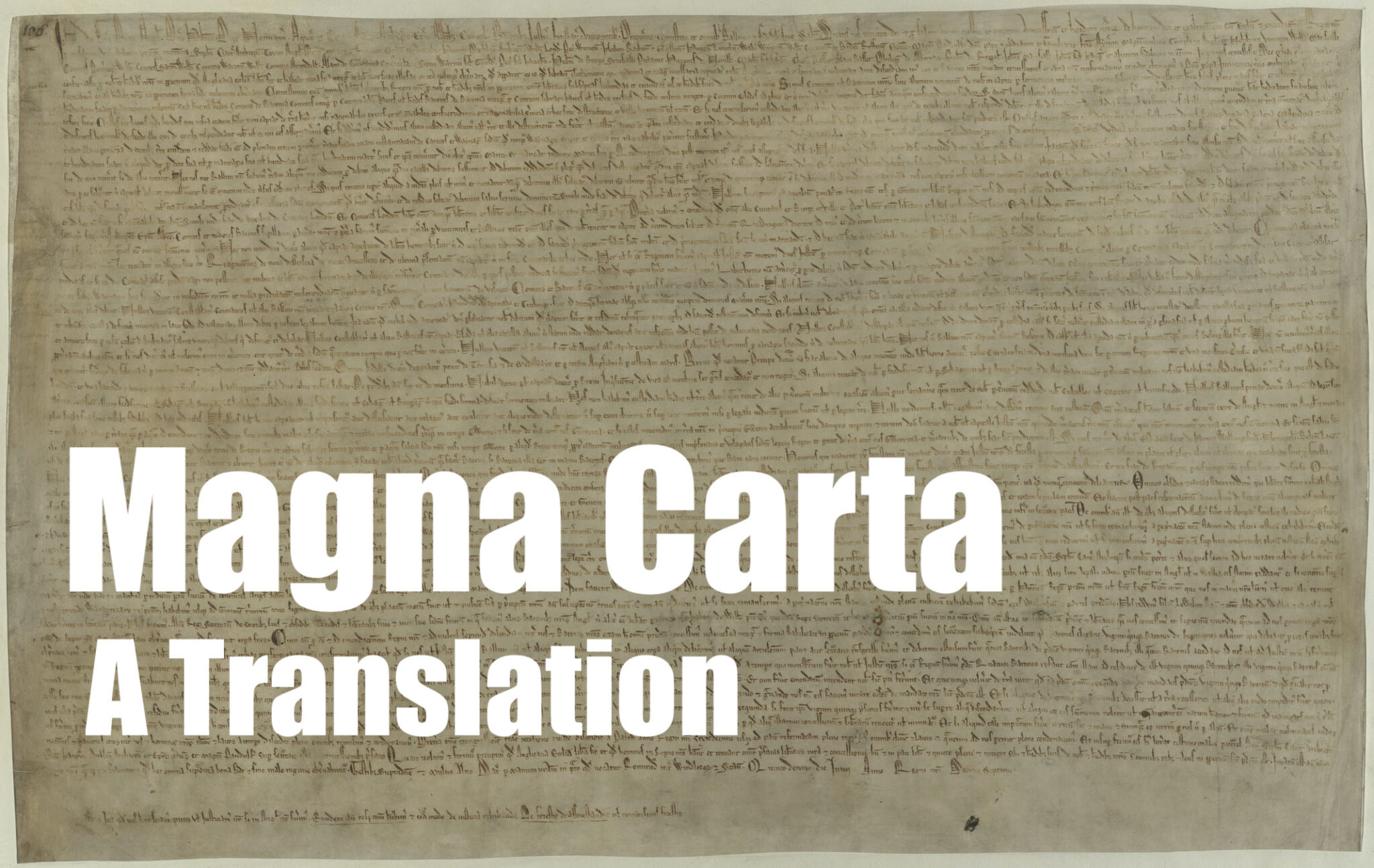 Magna Carta - caption: 'The Magna Carta' - Medievalists.net