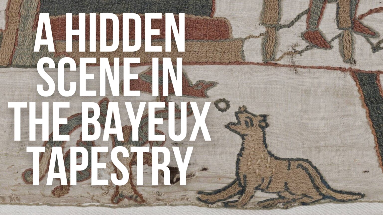 The Seagull, the Dog and the Cockle: A Hidden Scene in the Bayeux ...