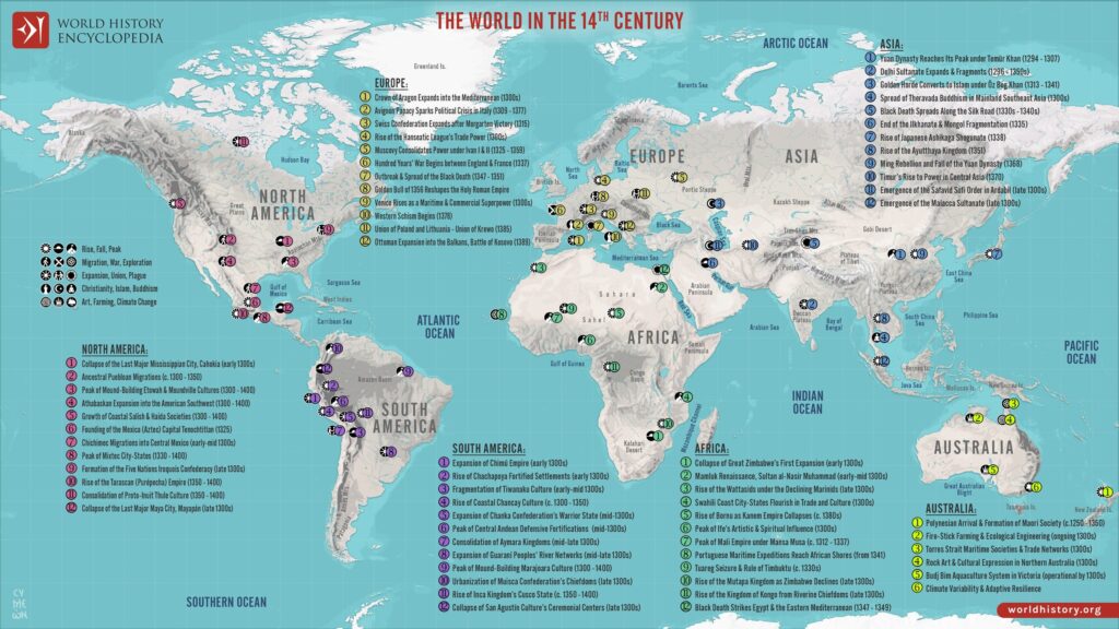 World History Encyclopedia- World Events in the 14th Century ...