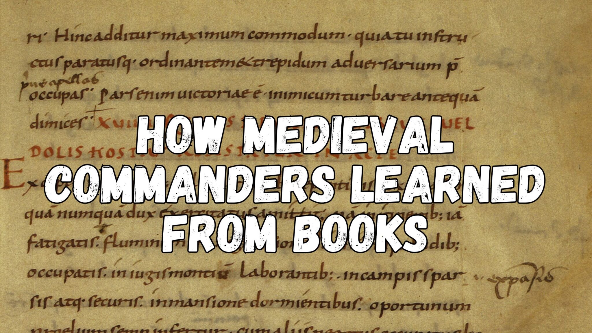 Military Education in Early Medieval Europe: Learning from Books ...